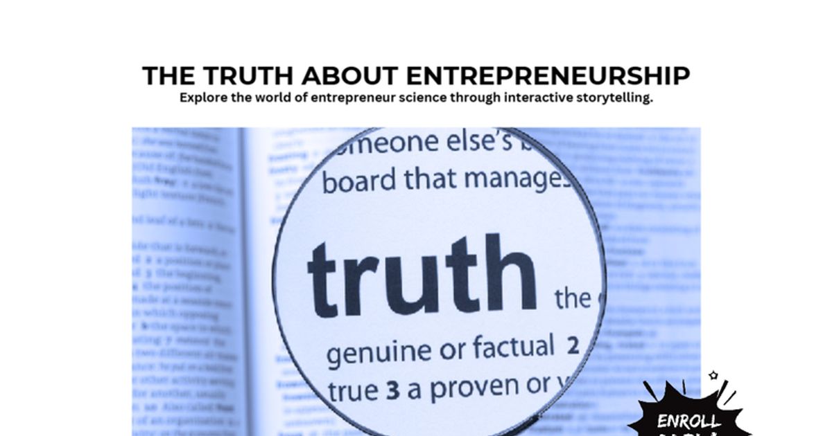 Study Circle: The Truth About Entrepreneurship